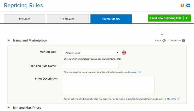 Pricing Rules for Amazon Sellers